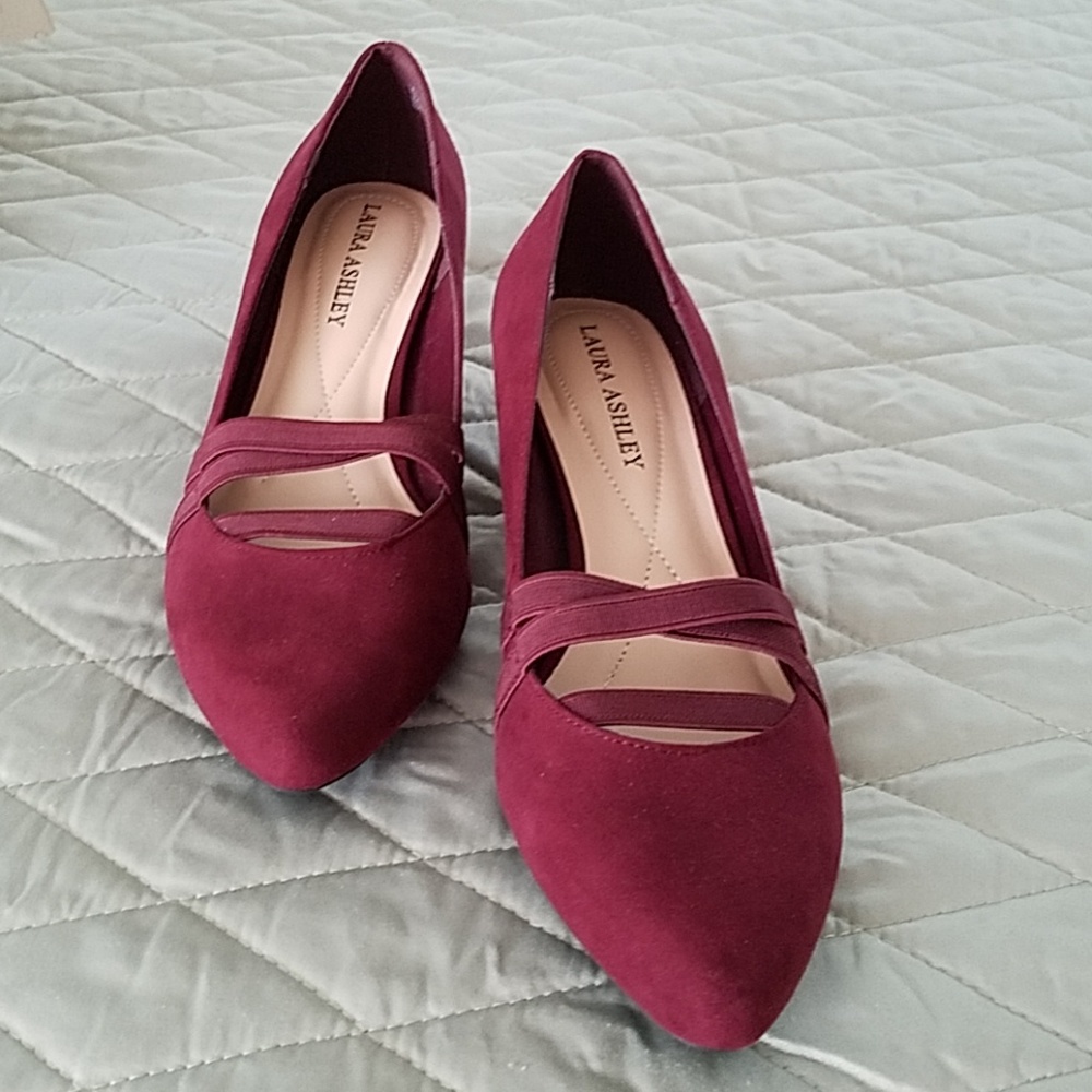 Laura Ashley Merlot Shoes La-Oriel - Gem
